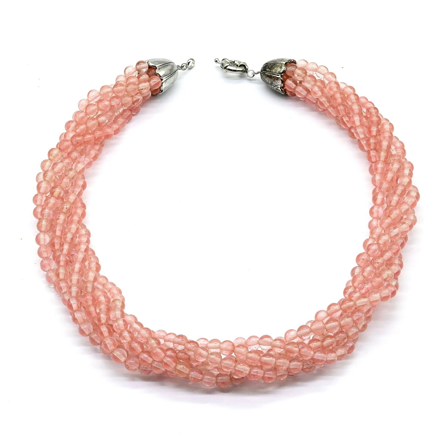 Бусы, халцедон