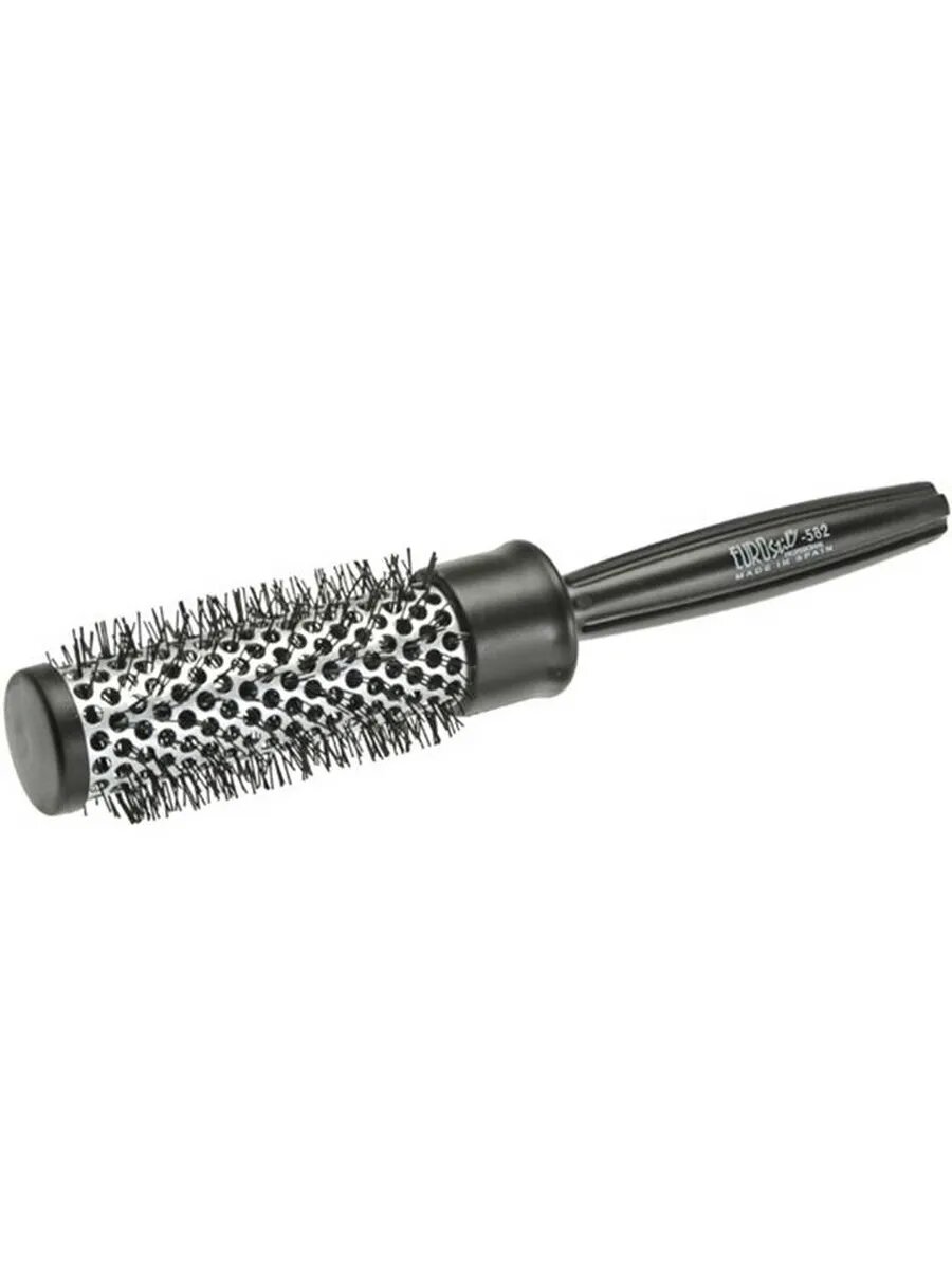 Термобрашинг для волос Eurostil, профессиональный, металлический корпус, 30 мм, с круглой ручкой