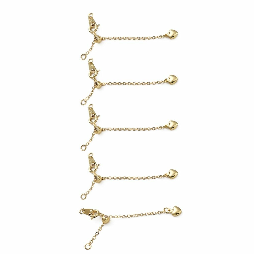 Украшение, Регулируемая цепочка для лобстера -03, 5 шт