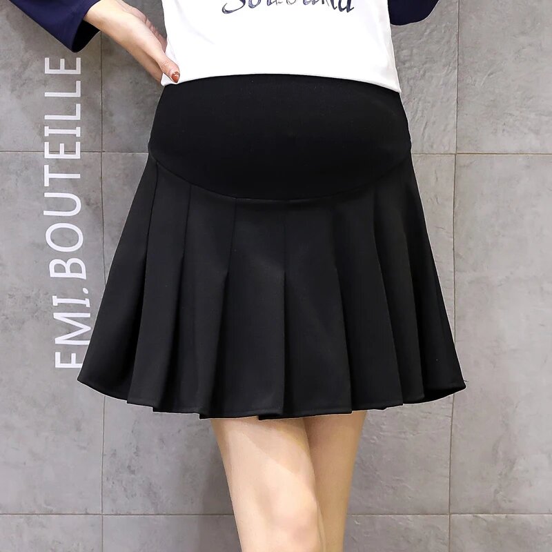 Юбки для беременных женщин 3 цвета шорты одежда верхняя одежда бальное платье женщины материнство плиссированное платье