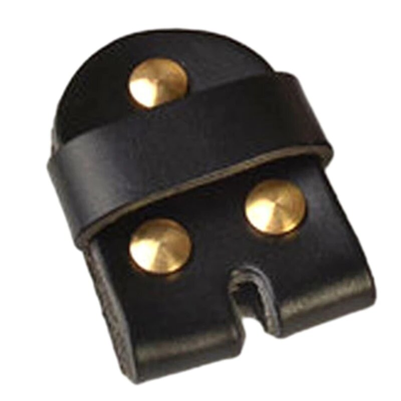 Кожаная пряжка для ремня West Biking Black pin buckle con