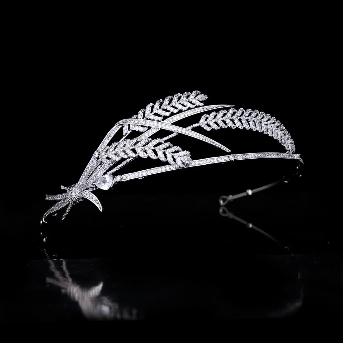 Тиары TAZIRN с кубическим цирконием Silver 6
