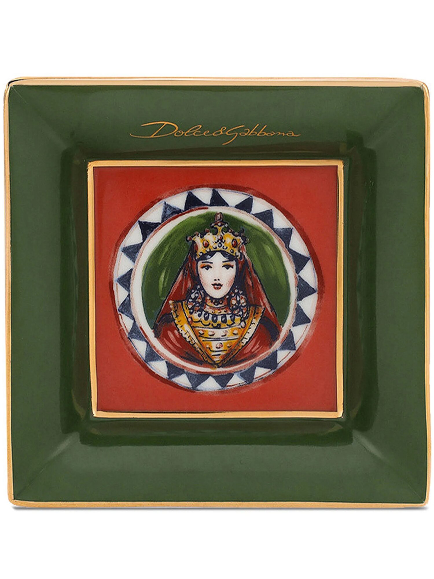 Декоративный поднос из фарфора