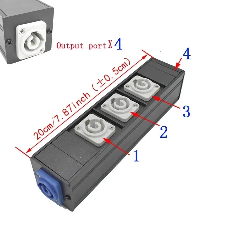 Корпус для PDU-блоков питания NAC3MPA NAC3MPB 20А/250В 4 AC output