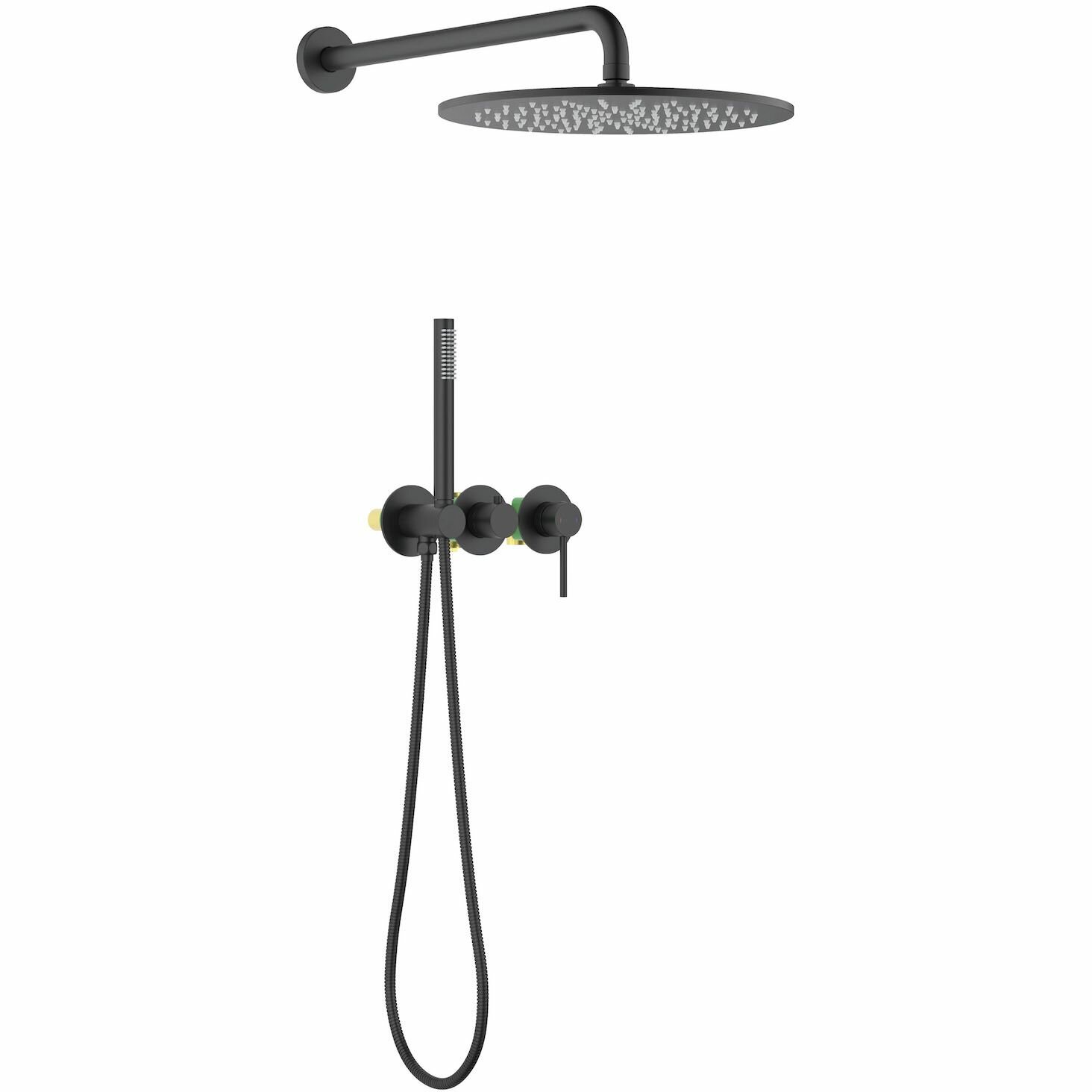 Встраиваемая душевая система Timo (Тимо) Saona, черный, SX-2349/03SM