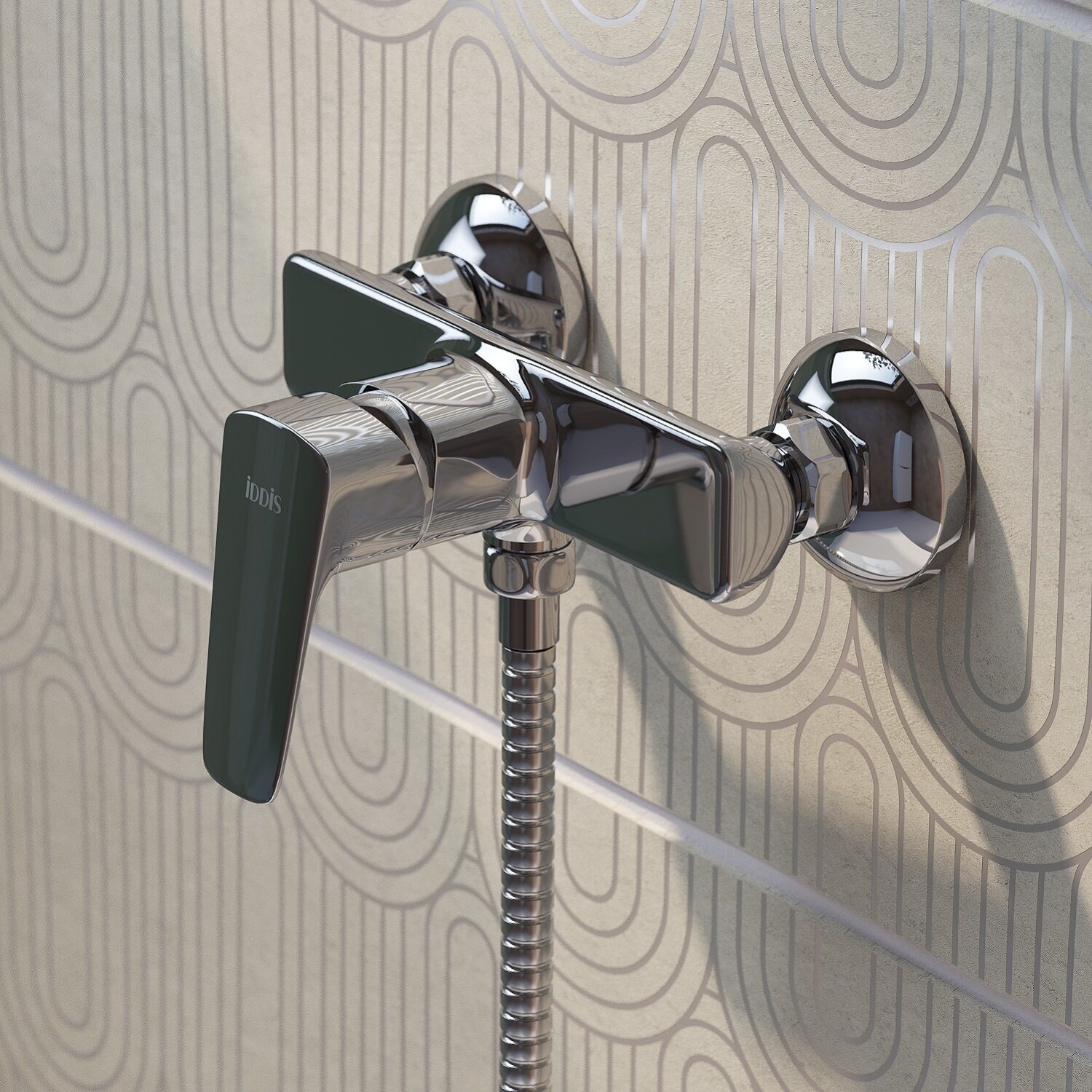 Смеситель для душа IDDIS Vibe VIBSB00i03WA, хром [VIBSB00I03WA]
