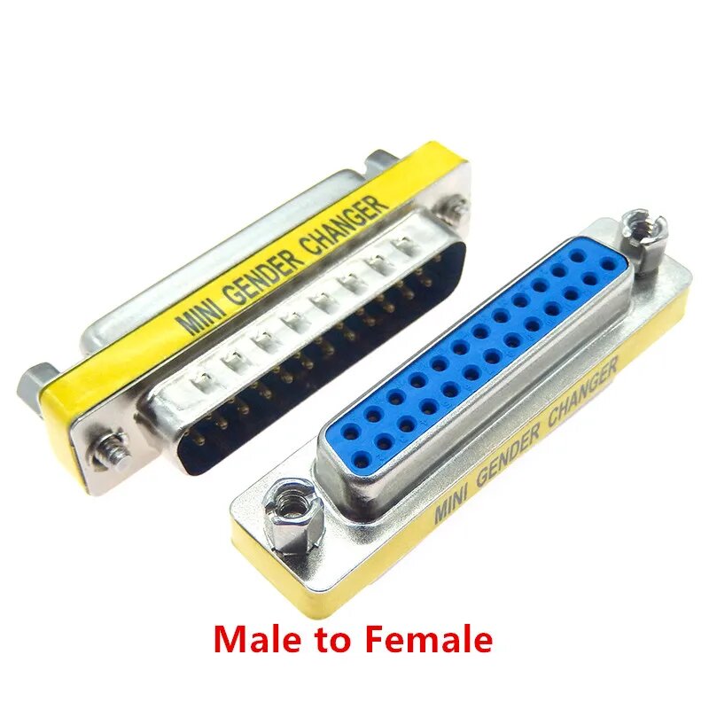 Мини-переходники разъемов RS232 DB9 DB15 DB25 DB37 25 Male to Female