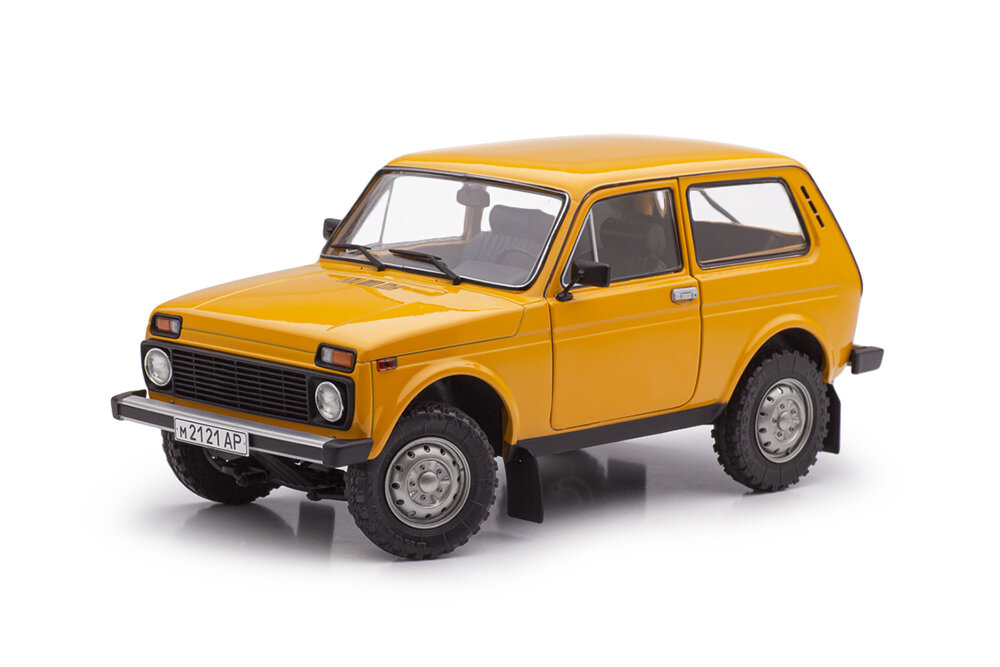 Модель коллекционная SOLIDO Волжский автомобиль 2121 нива 1980 желтый охра