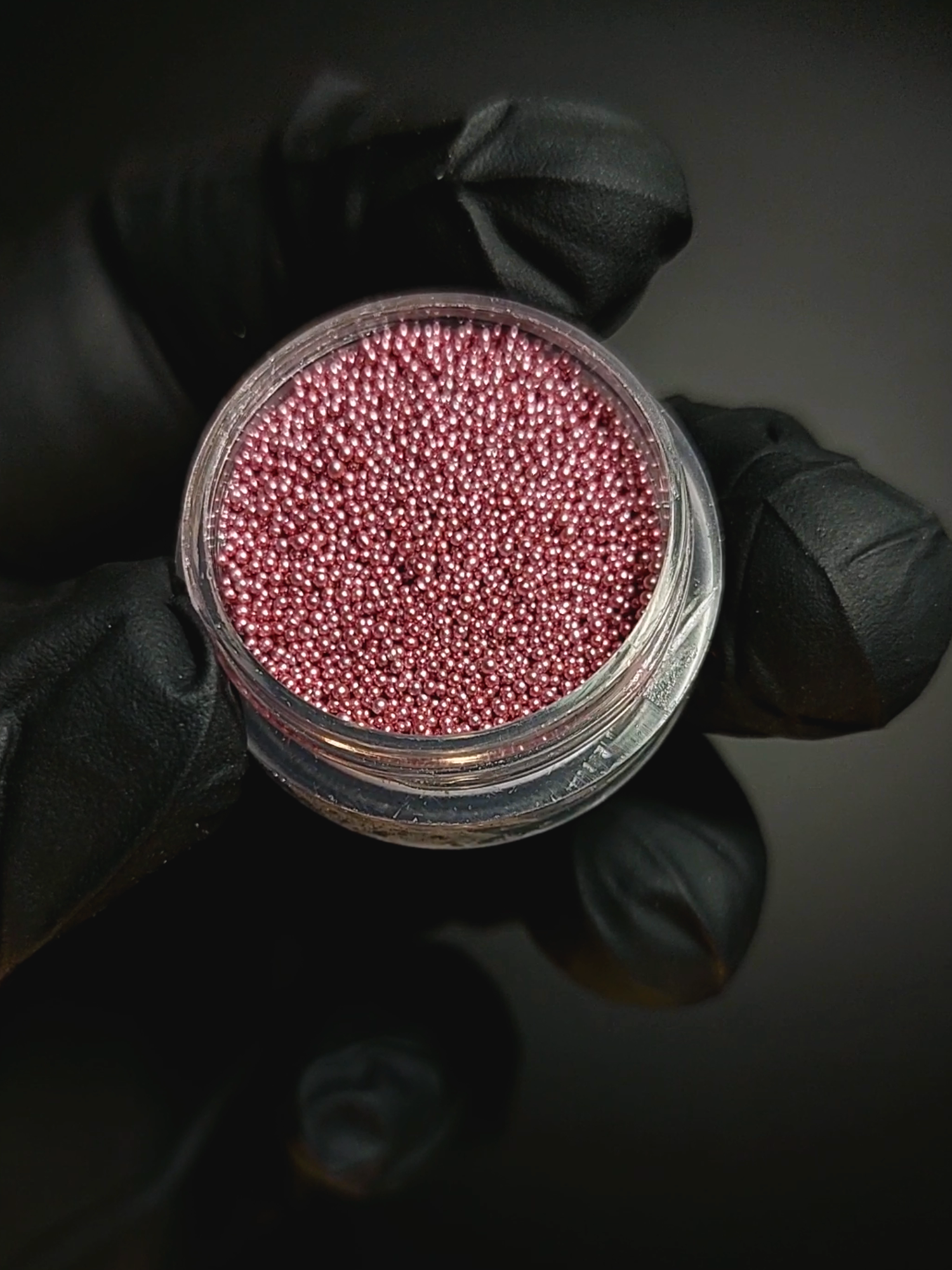 Nail Club professional Бульонки стеклянные для дизайна ногтей №06 Магнолия, 0.2 мм