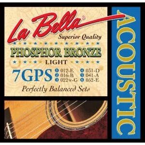Струны для акустической гитары La Bella 7GPS