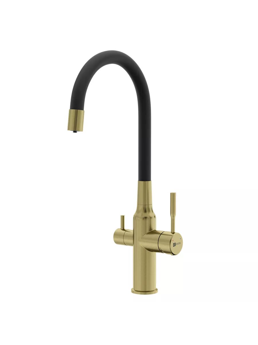 Смеситель для кухни Lemark Expert LM5083LGN-Black к фильтру