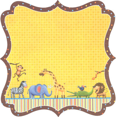 Mr.Painter PSF-EW74 190 г/кв. м бумага для скрапбукинга 29.5x29.5 см Зоопарк стильный дизайн