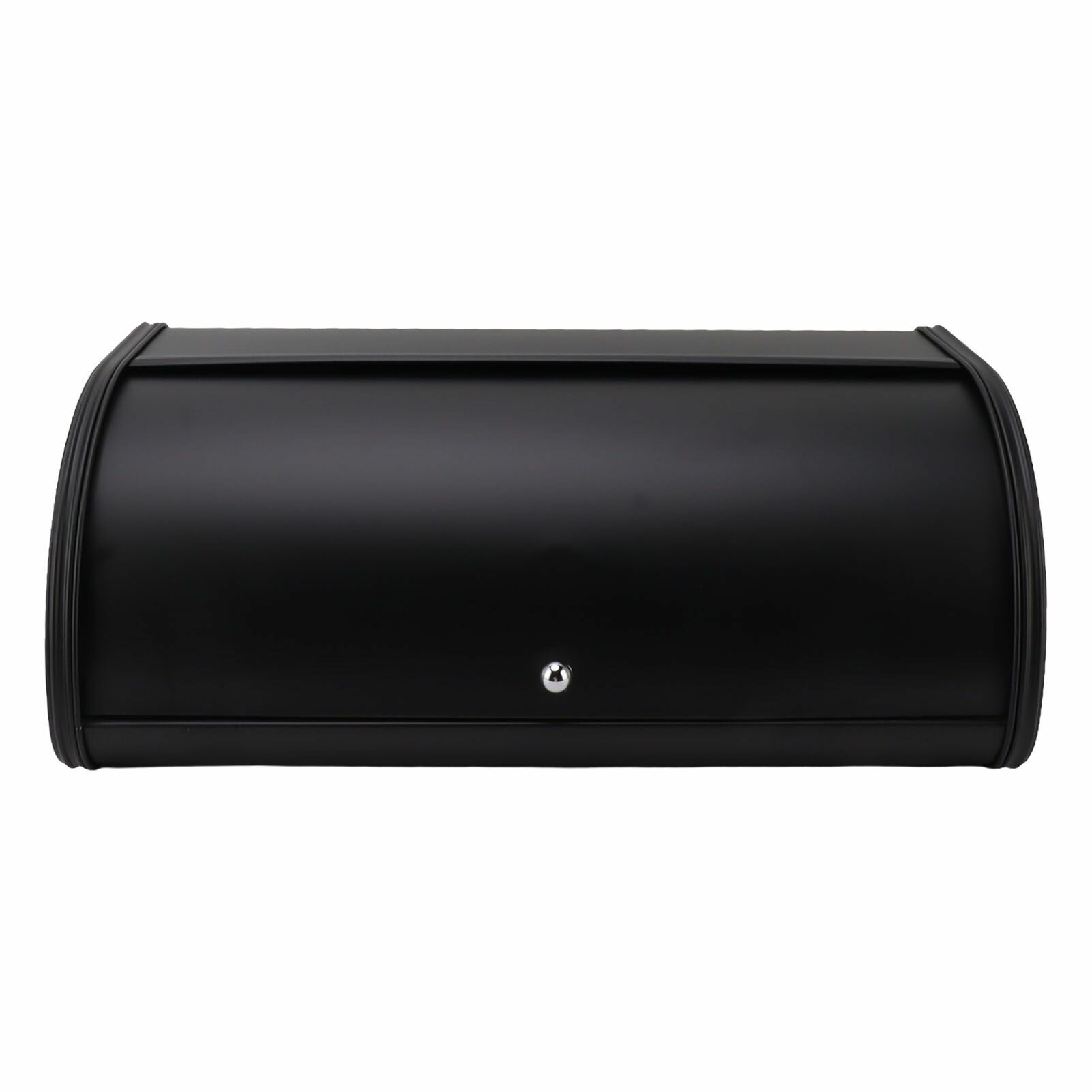 Черная матовая хлебница для кухонной стойки