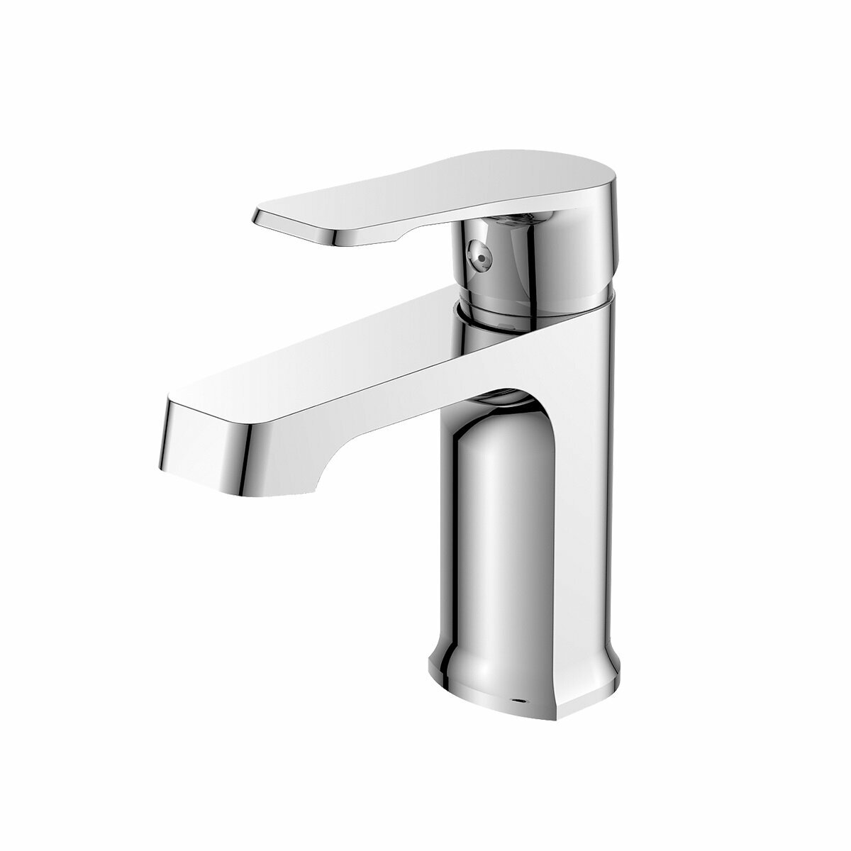 Смеситель DECOROOM DR23011 для умывальника монолитный, однорычажный, хром