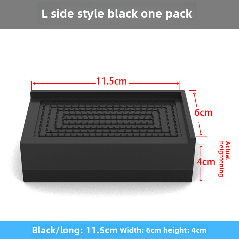 Кровать Amazon Black Furniture, нескользящая накладка из ТПУ, высота 4 см