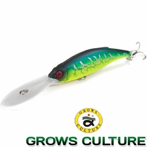 Воблер Deep Shaker 85F 18гр #16, воблер троллинговый шумовой для рыбалки