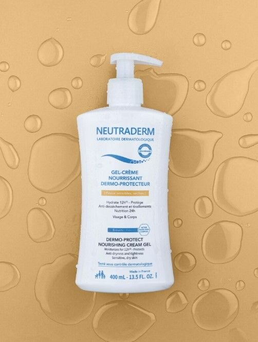 NEUTRADERM DERMO-PROTECT Питательный крем-гель для тела, 400 мл.