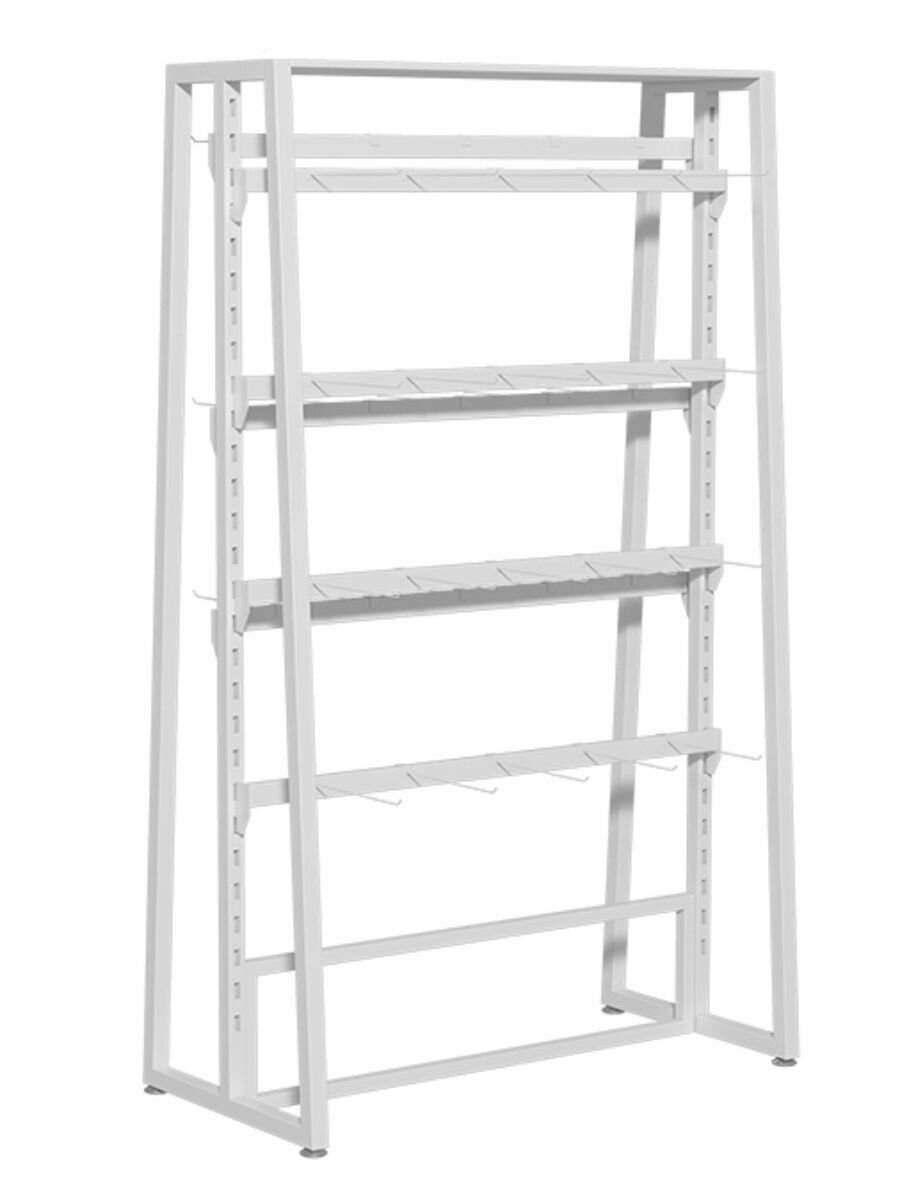 Напольная стойка для подвешивания носков с 48 крючками