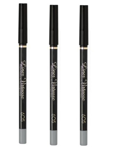 Карандаш для глаз Vivienne Sabo устойчивый гелевый Gel Eye pencil, Crayon Contour des Yeux Liner Virtuose тон 605 , 3 шт