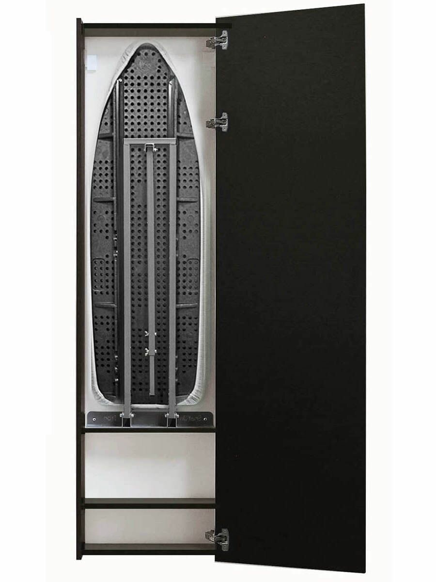 Встроенная гладильная доска Айрон Бокс Термо (зеркало), венге распашная право