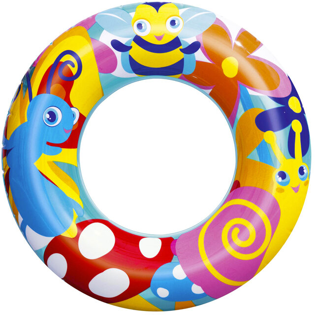 Надувной круг Пчелки на Гавайях 56 см, Bestway, 36013-1
