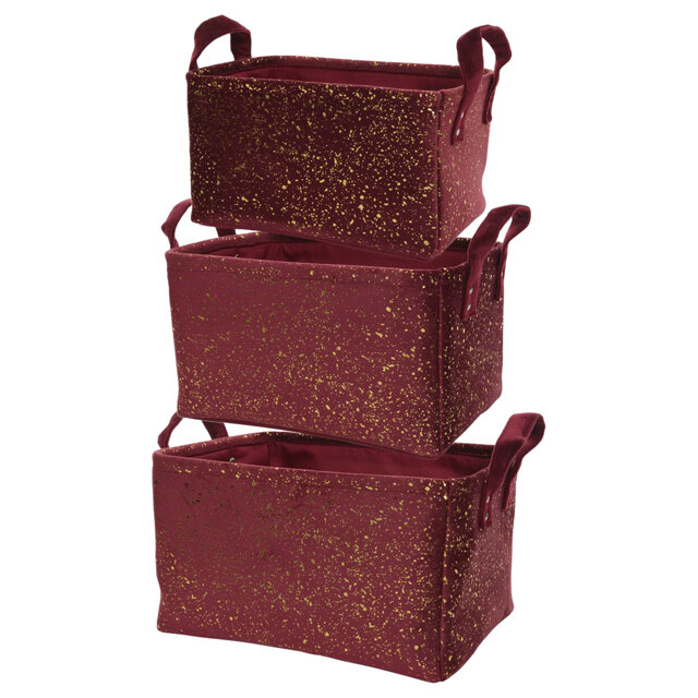 Набор корзин для хранения Contrada 30-36 см, 3 шт, Kaemingk, 760123