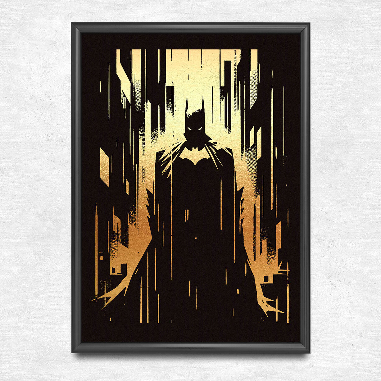 Постер на стену Бэтмен / плакат интерьерный Batman. Бетмен. Темный рыцарь. Супергерой