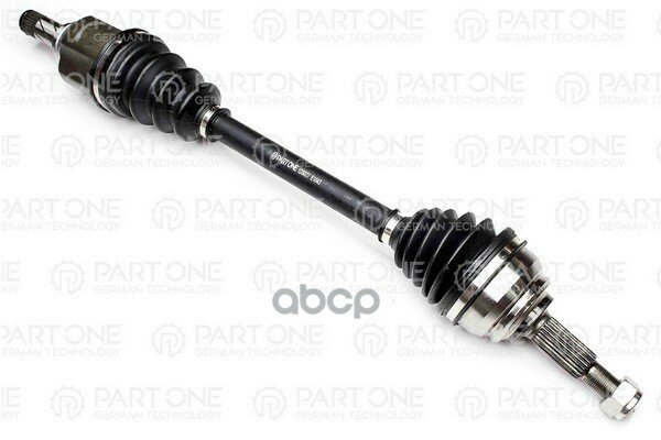 Полуось Lh, LADA LARGUS 1.6 12>, LADA X-RAY 1.6-1.8 16>, L=637mm, МКПП, (for engine 11189, 21129) PART-ONE арт. 1DS027