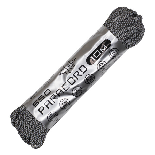 Паракорд 275 Black Snake SuperReflective, 10 м