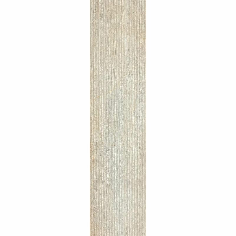 Керамогранит Serenissima Fossil Lines Crema Ret 30x120 см, современный стиль