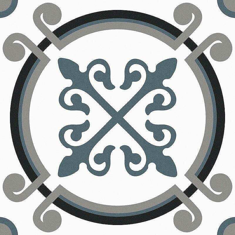 Керамогранит Decocer Siena Celeste 19,8х19,8 см, современный стиль, для ванной комнаты, для гостиной, для кухни