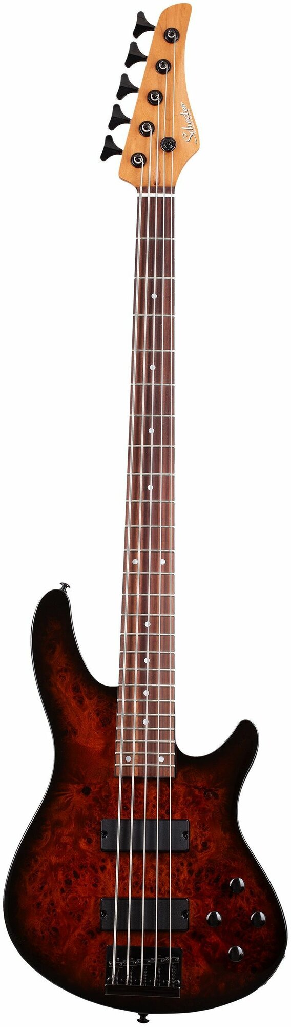 Schecter C-5 STANDARD TB Гитара бас, 5 струны, цвет TOBACCO BURL