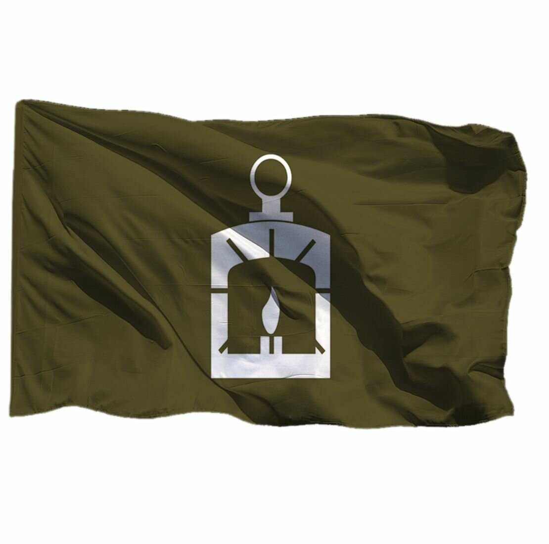 Флаг Железной Дороги Fallout Фоллаут 70х105 см на сетке для уличного флагштока