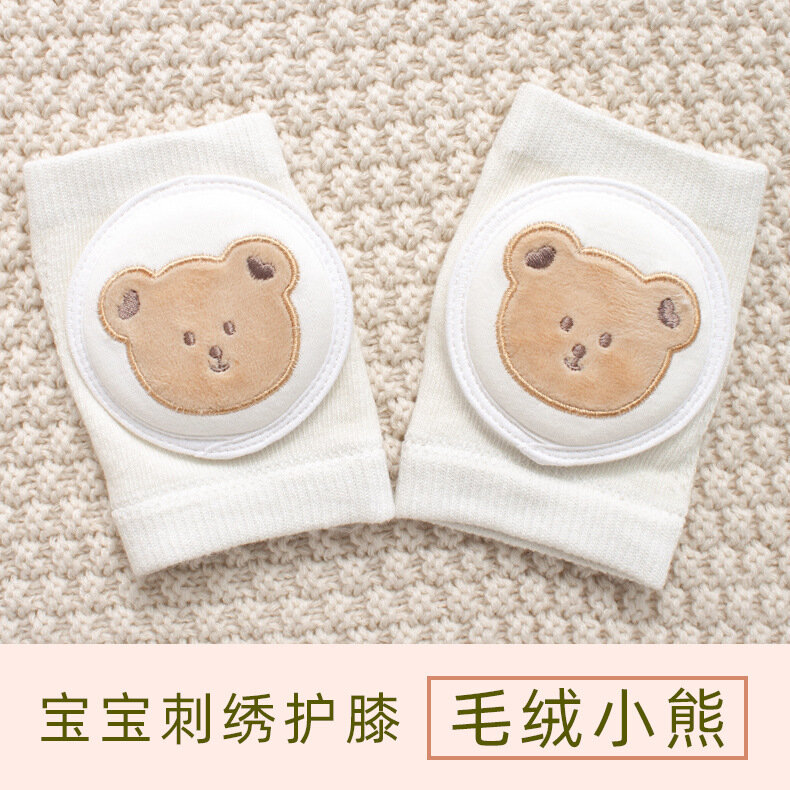 Наколенники "ins baby net", плюшевый медведь, летние, детские