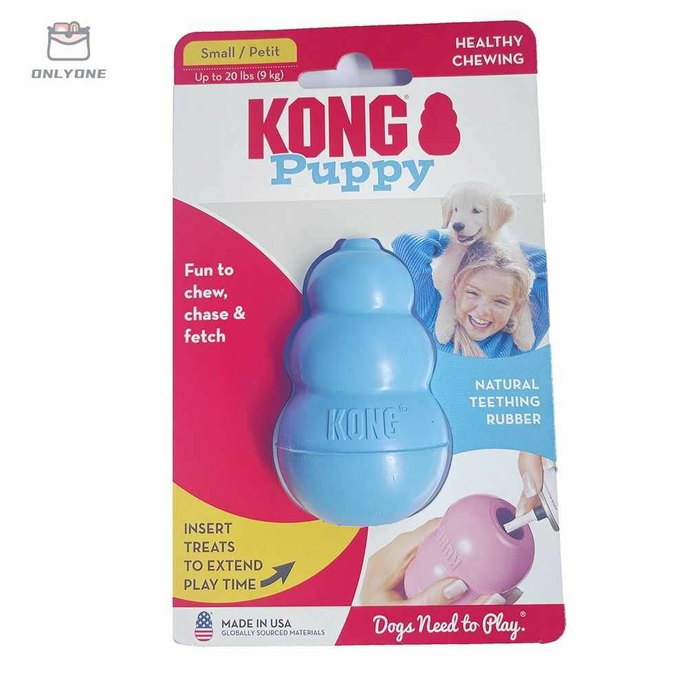 KONG Puppy Мягкая Игрушка для Щенков, Синяя S (до 9 кг)