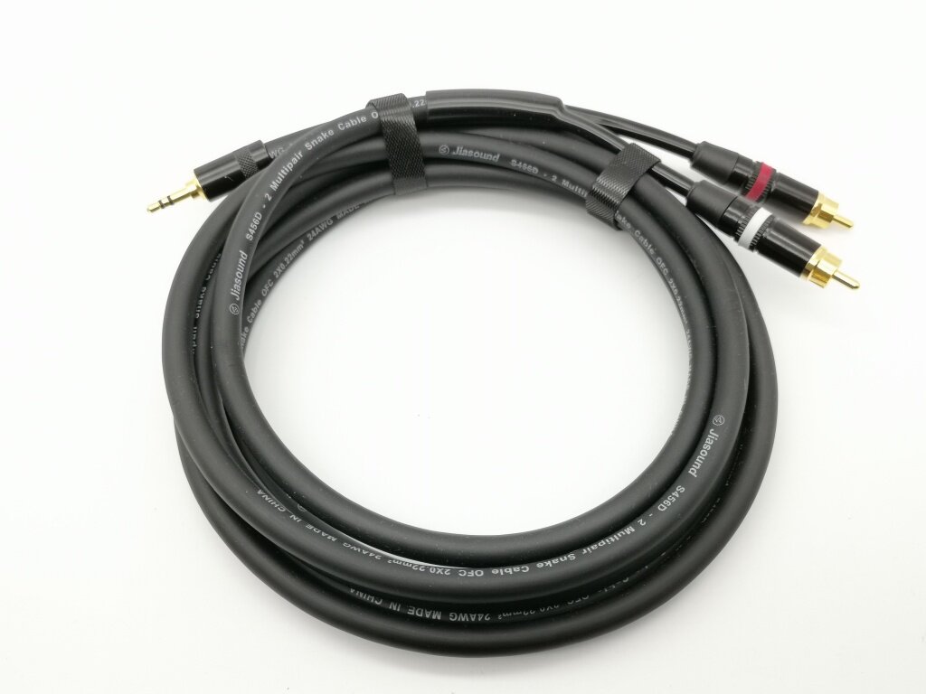 E32-3,5-2RCA-0700 Кабель аудио 3.5мм-2хRCA, 7м, ZZcable