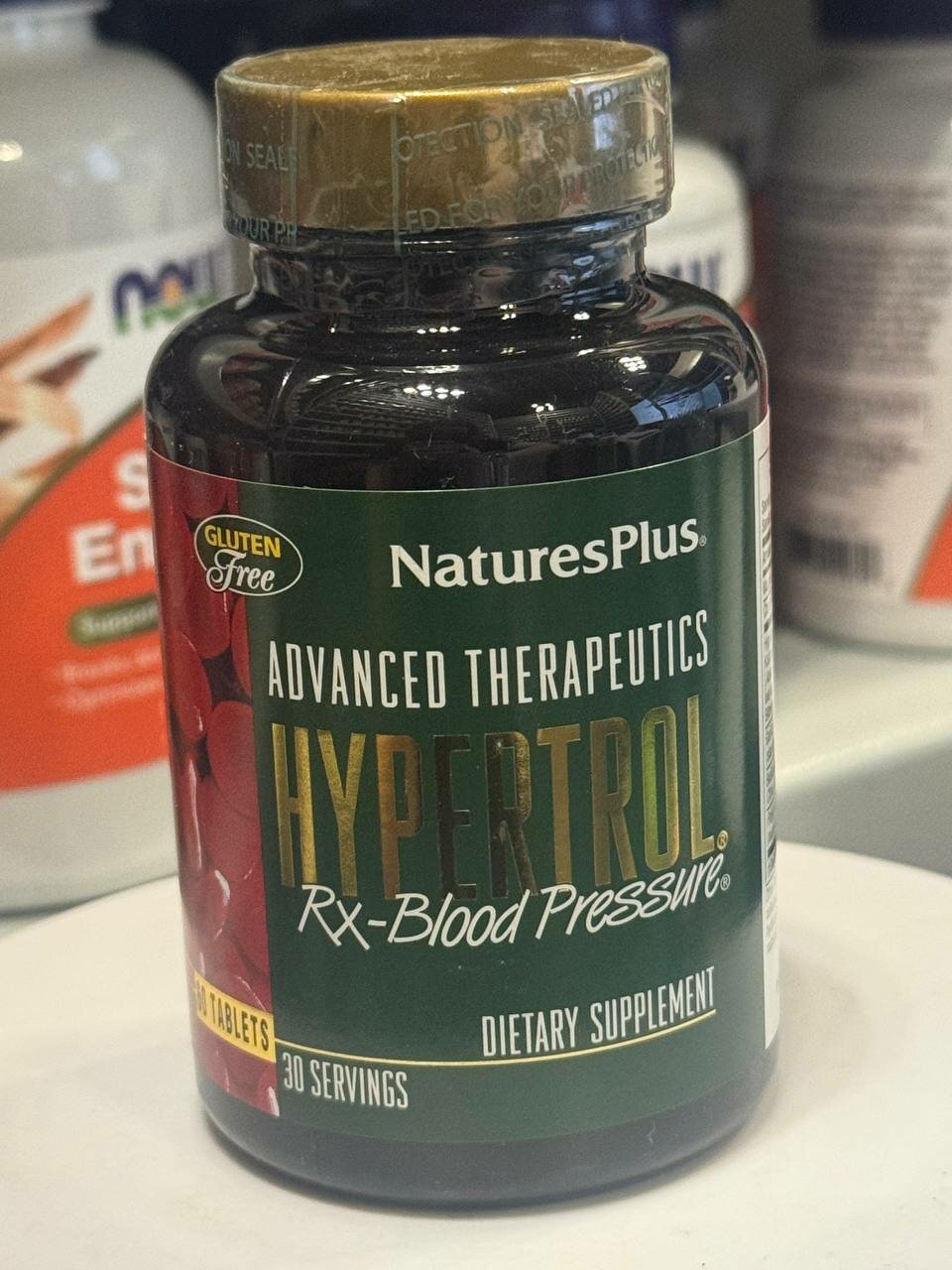 NaturesPlus, Advanced Therapeutics Hypertrol Rx-Blood Pressure, Поддержка нормального артериального давления, 60 таблеток