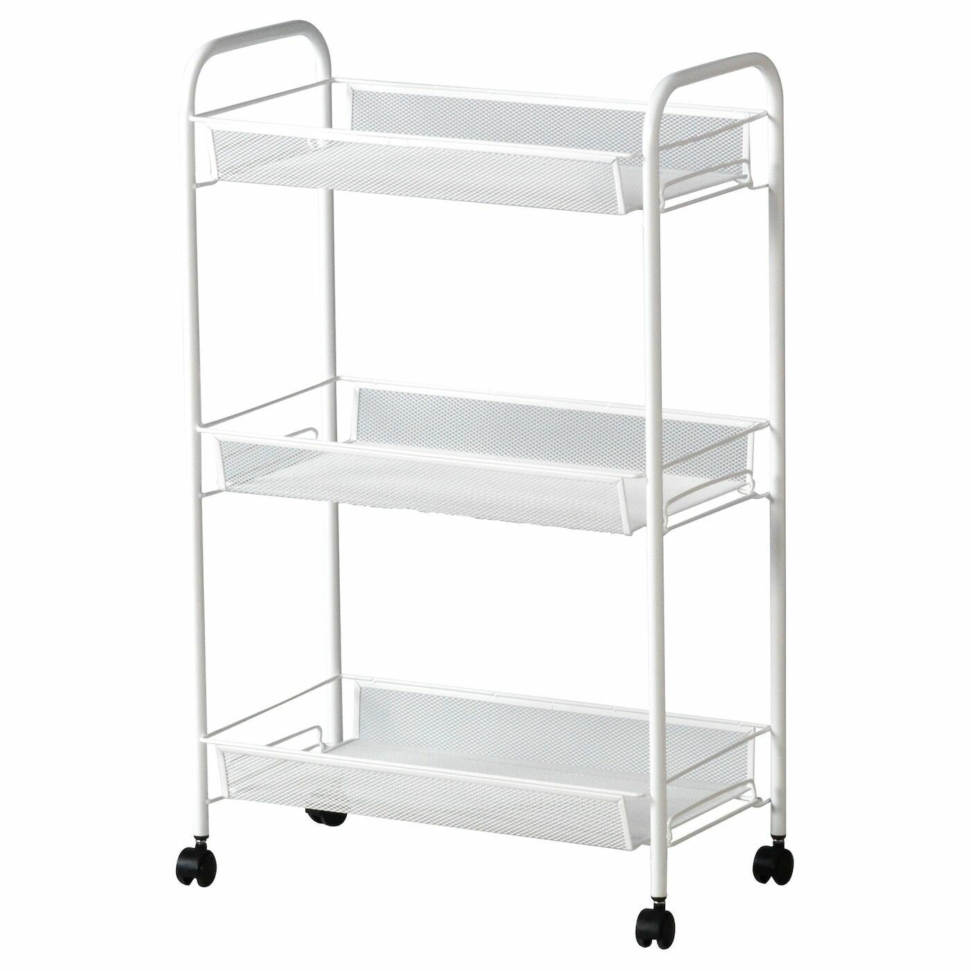 HORNAVAN Тележка икеа, белый 26x48x77 см (70476527)