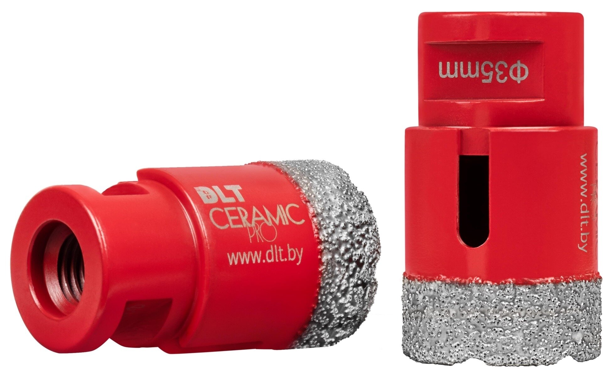 Коронка алмазная DLT / ДЛТ CERAMIC PRO по керамограниту и камню для МШУ, хвостовик М14, диаметр 35мм / инструменты
