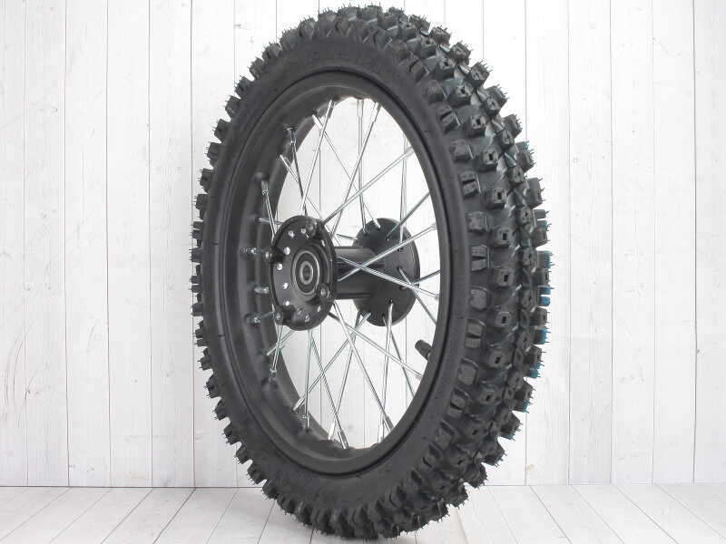 PitBikeClub Колесо переднее 12" кросс в сборе с резиной BUTCH