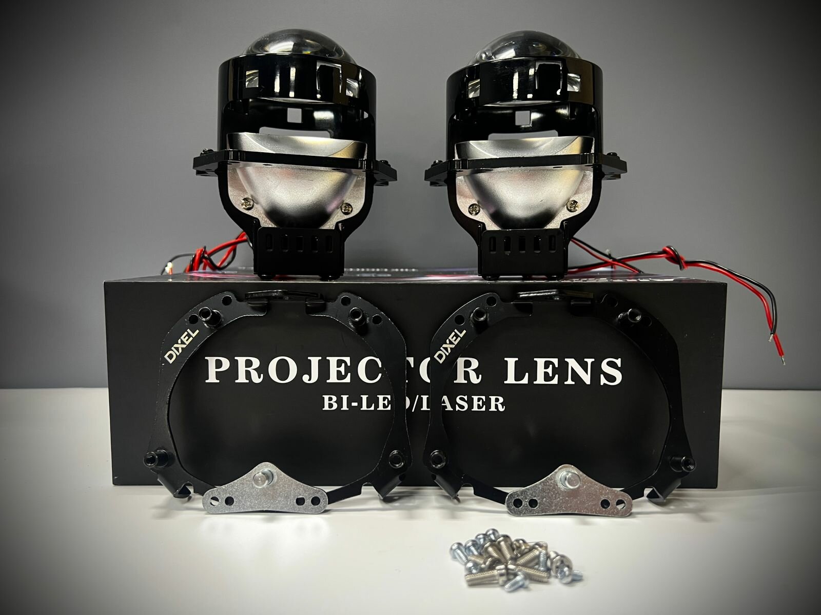 Би лед линзы для BMW X5 E53 рест. 2003-2006 Адаптив AFS / Светодиодные адаптивные линзы для БМВ 5 Е53