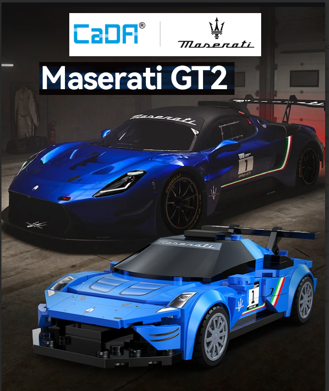 Конструктор 3D CaDA Машина MC20 GT2, масштаб 1:24, 240 деталей - C55031W