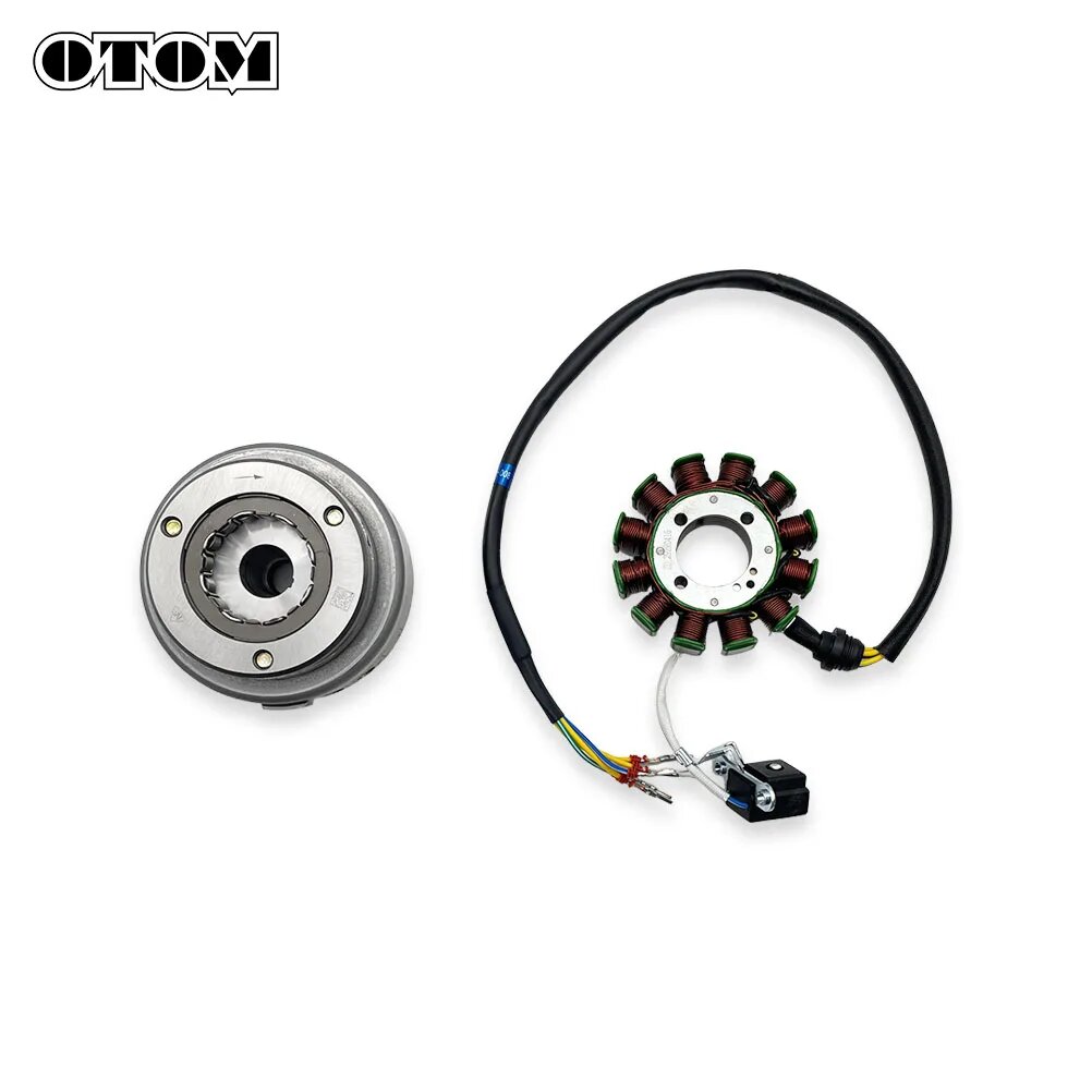 OTOM 8/12 полюсов ZS174MN-3 ZS174MN-5 катушка статора мотоцикла стартер обгонной муфты ротор катушка генератора зажигание CBS300 NB300