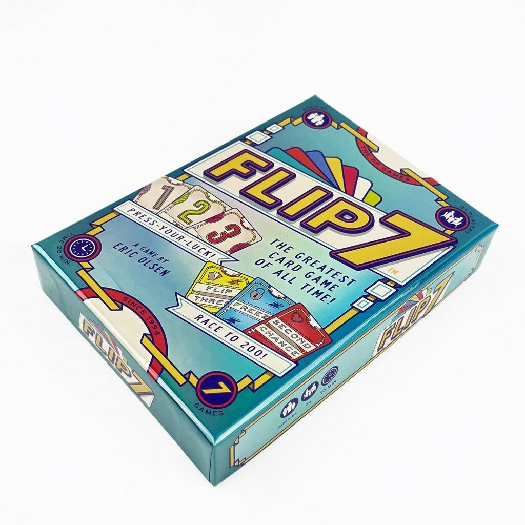 Настольная игра Flip7 для детей и взрослых с развитием зрительных и когнитивных навыков, для развлечения и обучения