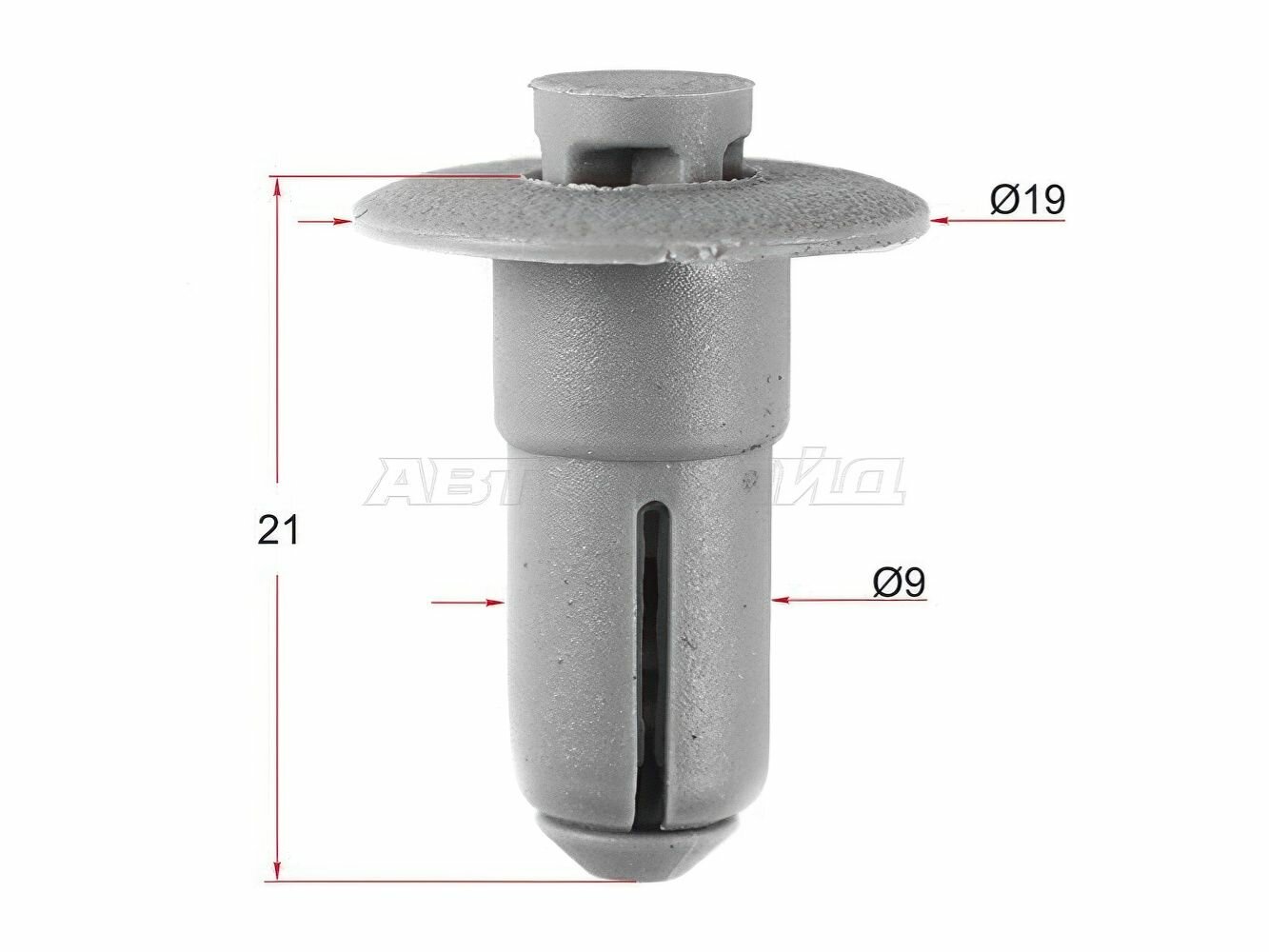 Клипса отделки, 10 шт для Додж Дюранго арт STM10777 SAT