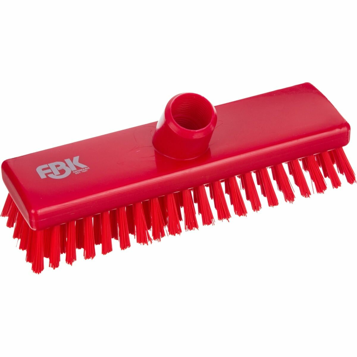 Щетка-скраб для пола и поверхностей FBK 225х60мм жесткая красная 22153-3 (1601371)