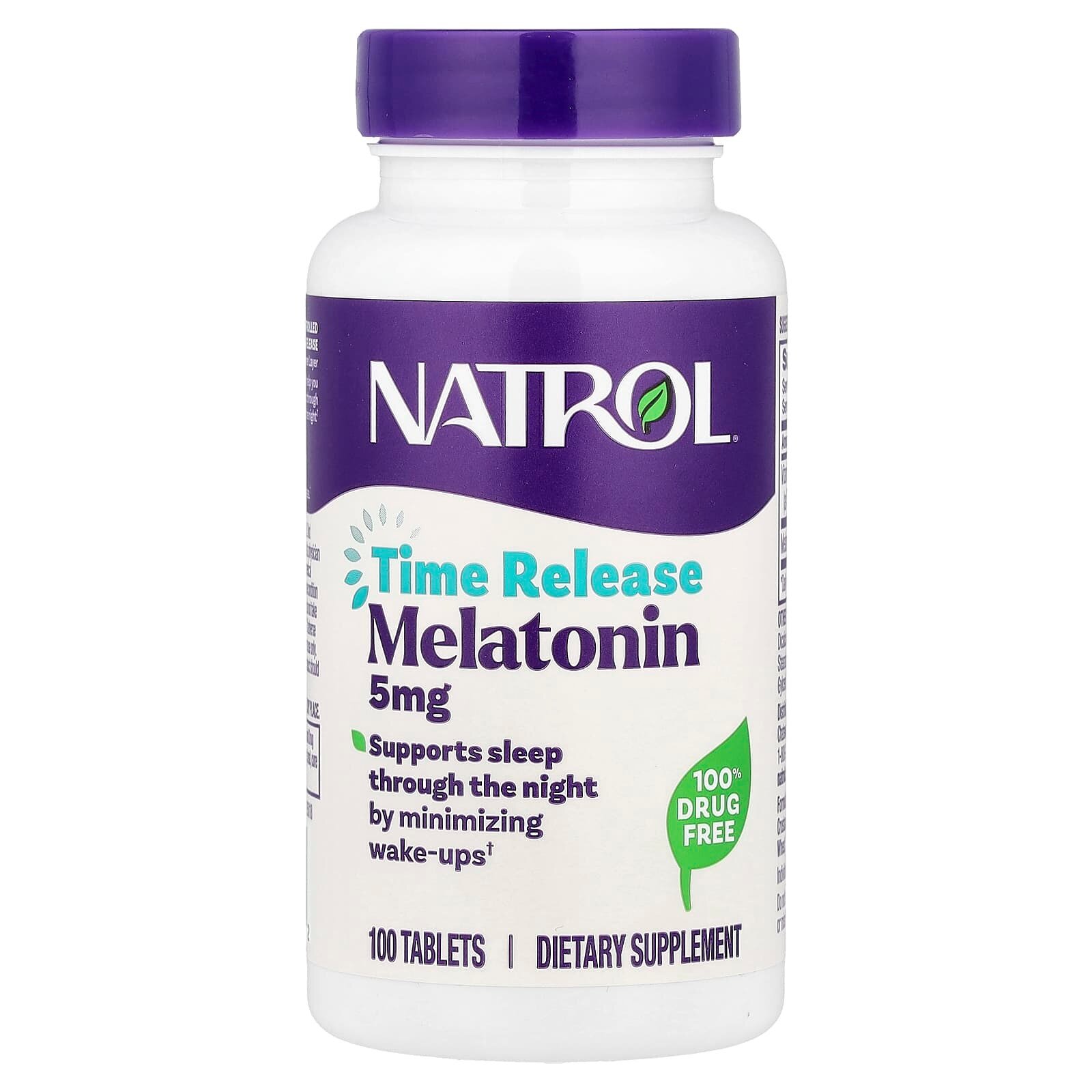Антиоксидант Natrol Melatonin 5 мг 100 таблеток