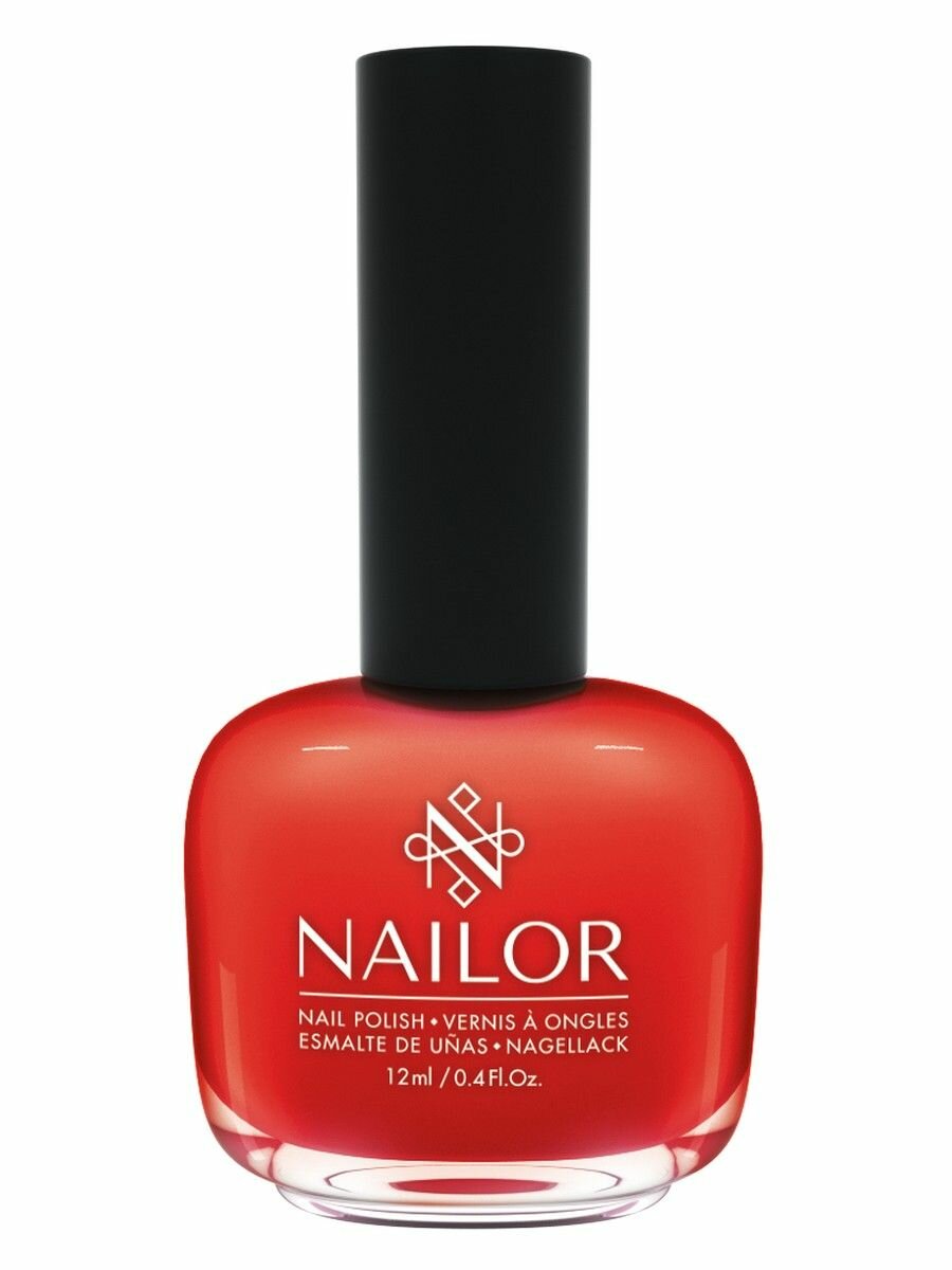 Nailor Красный лак для ногтей Моризо, 12 мл
