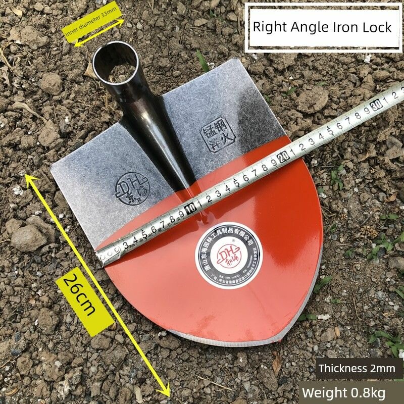 Угловая лопата из марганцевой стали (без черенка)