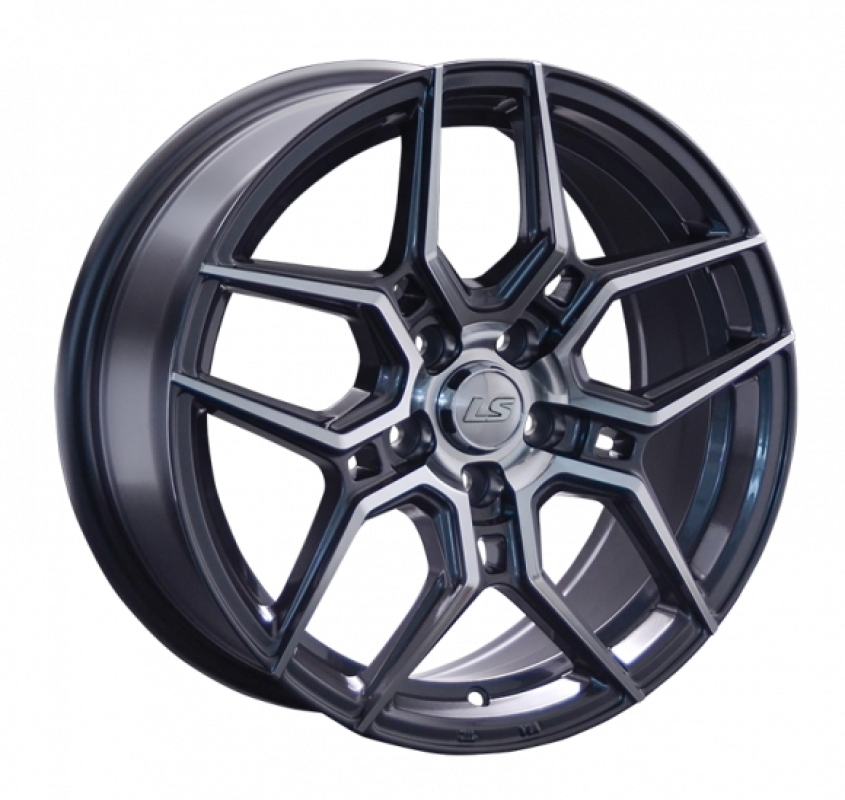 Диск колесный LS Wheels 1266 7,0x16 5x114,3 Dia67.1 ET40 цвет GMF (темно-серый, полировка)